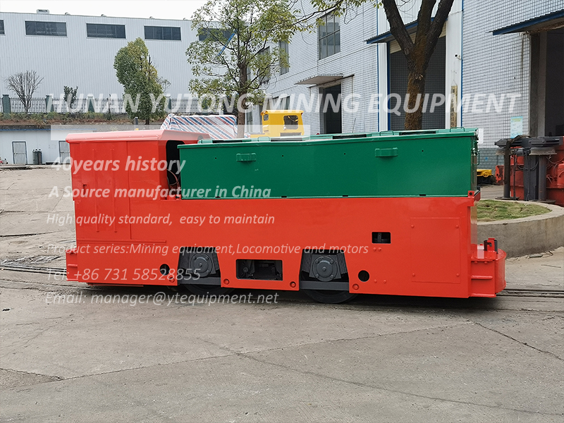 8-ton mining battery electric locomotive sent to copper mine