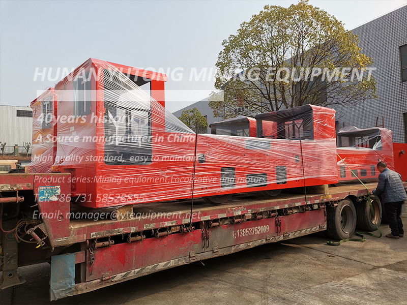 8-ton double-cab explosion-proof electric locomotives delivered