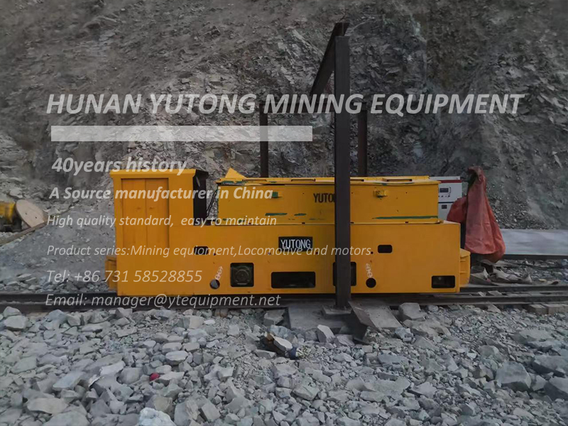 8-ton battery locomotive feedback South America gold mine
