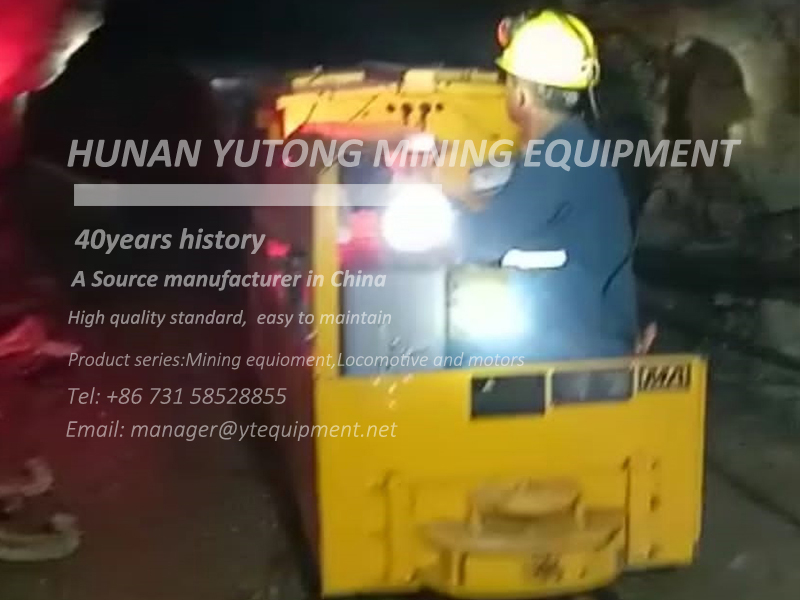2.5-ton mining battery locomotive in South America gold mine - HNYT ...