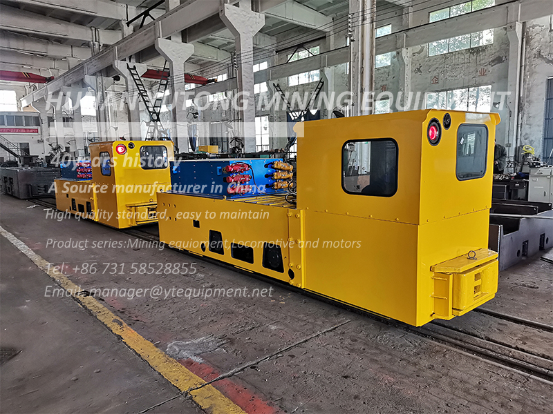 Supercapacitors battery accumulator locomotives running test