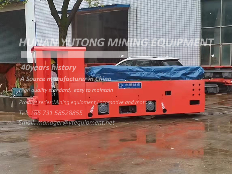 12-ton lithium battery locomotives factory test