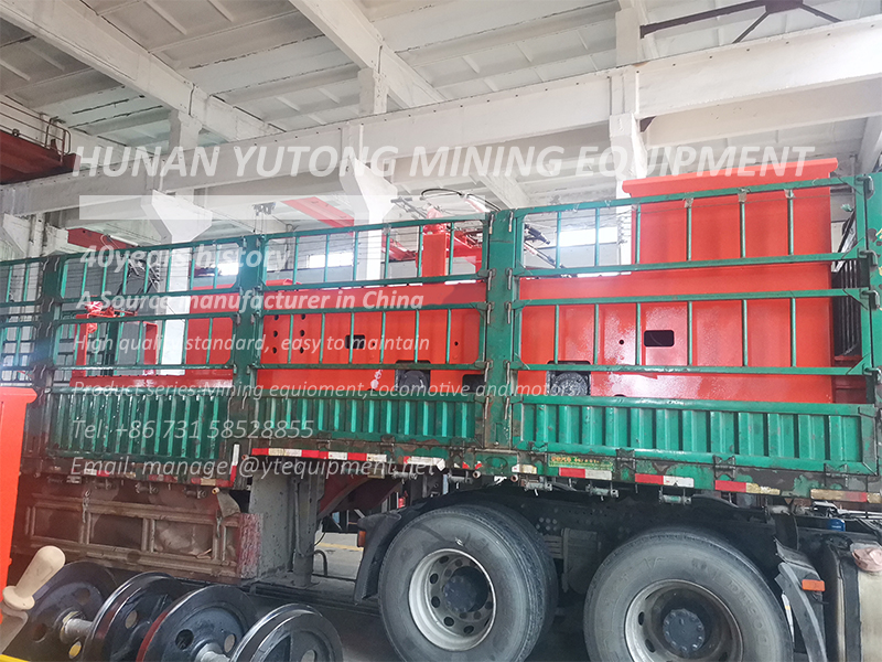 3 sets of mining trolley electric locomotive delivery