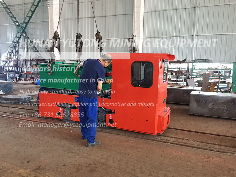 5-ton explosion-proof battery locomotives sent to coal mines