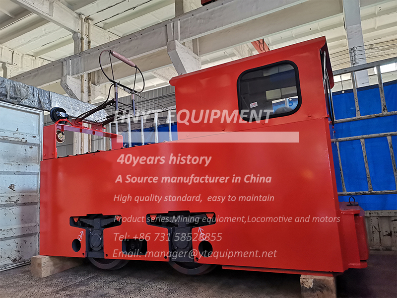 5-Ton Trolley Electric Locomotive Arrived at Metal Mine