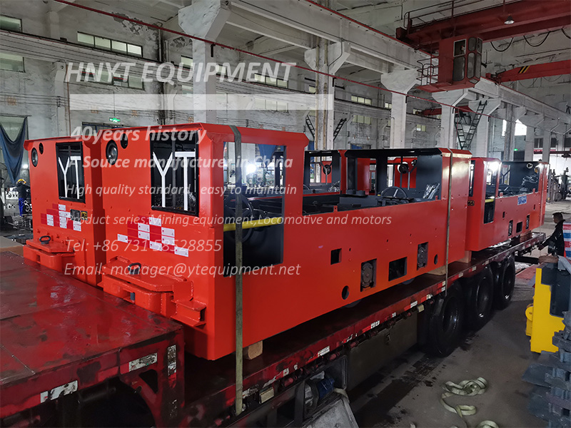 Explosion-proof 8-ton Battery Xiangtan Locomotives Sent to Coal Mine