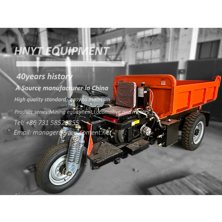 Hot sale 3 ton diesel tricycle for mining construction