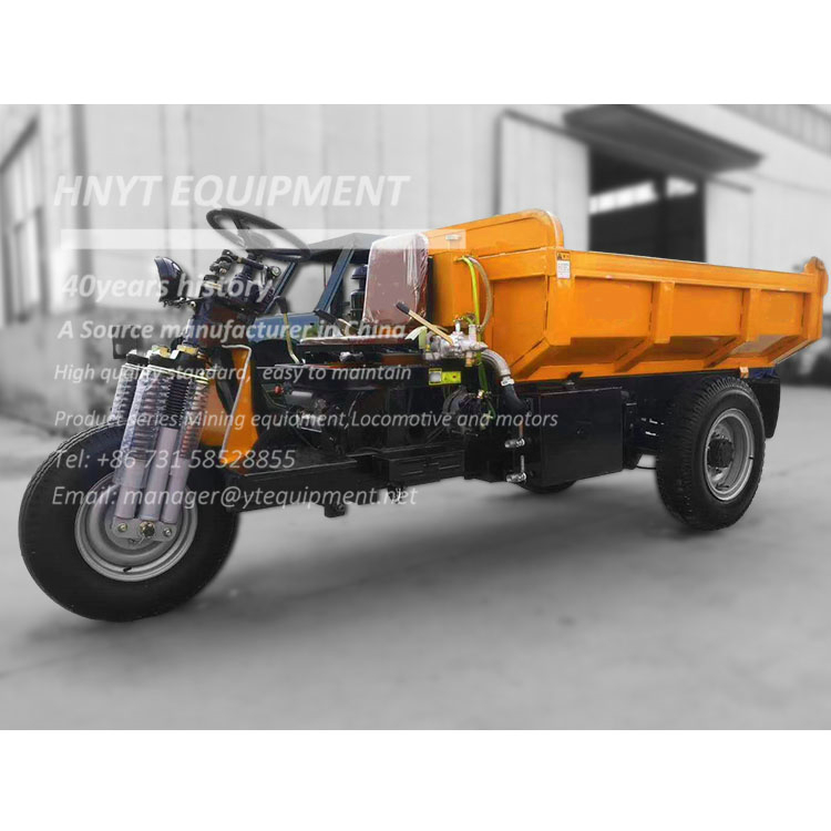 3 ton mining electric tricycle for underground tunnel
