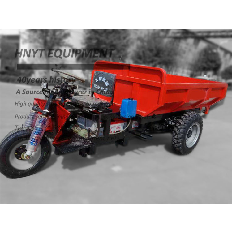Heavy-duty 4 ton mining diesel tricycle for metal mine