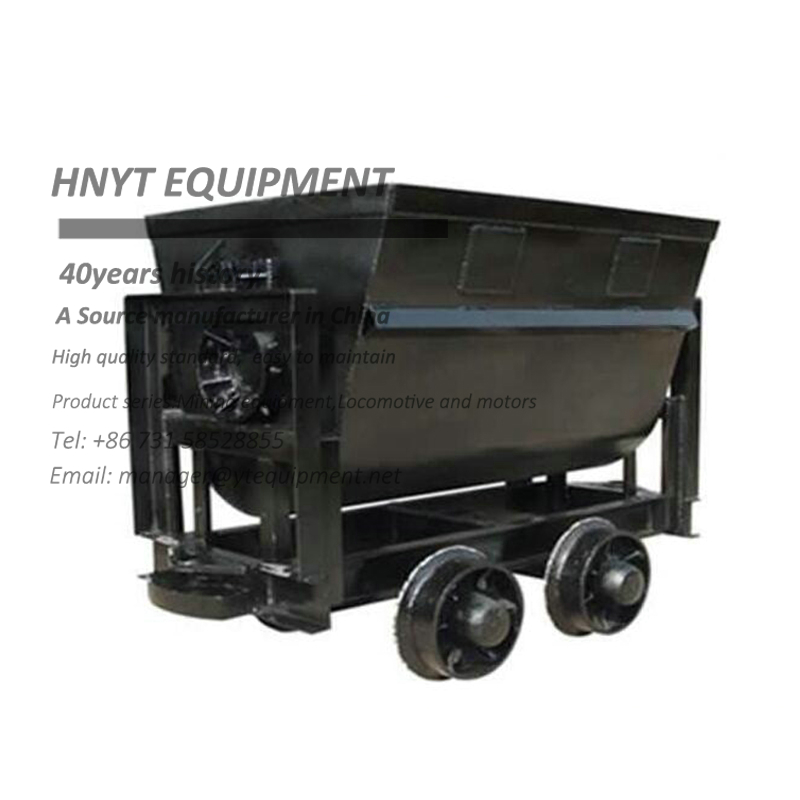KFU0.55 Bucket-tipping Mining Wagons, 1.3 ton loading capacity mine car