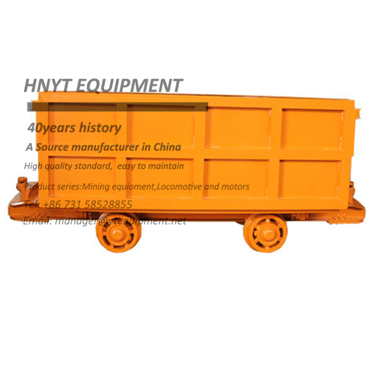 MCC2 Side Dumping Mining Wagons, 5 ton loading capacity mine car