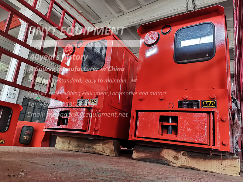 5 Ton Supercapacitor Battery Electric Locomotives Sent to Gold Mine