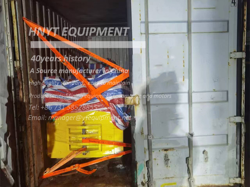 10 Ton Trolley Wire Locomotives Loaded for Export