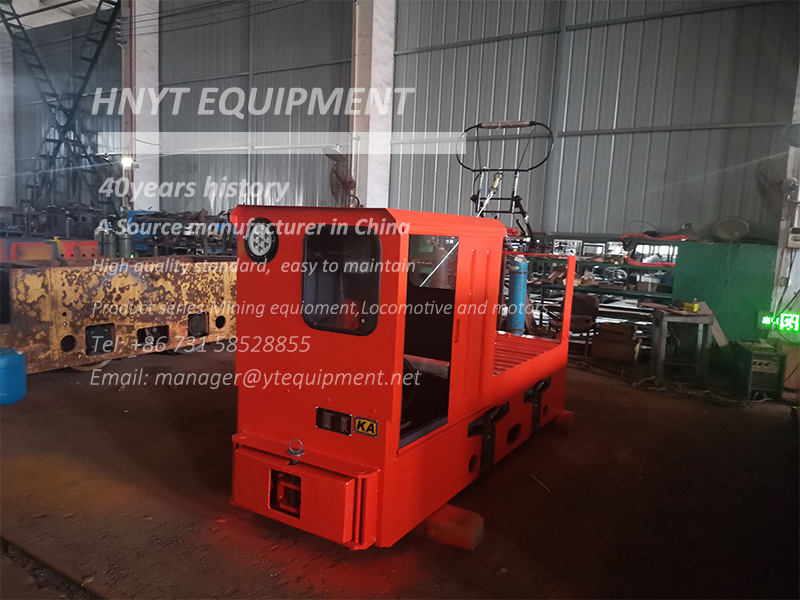 3 ton trolley wire locomotive sent to metal mine - HNYT EQUIPMENT