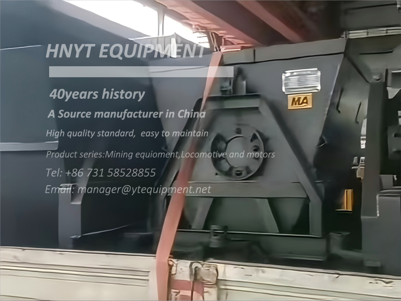 Bucket-tipping mine cars sent to overseas mine