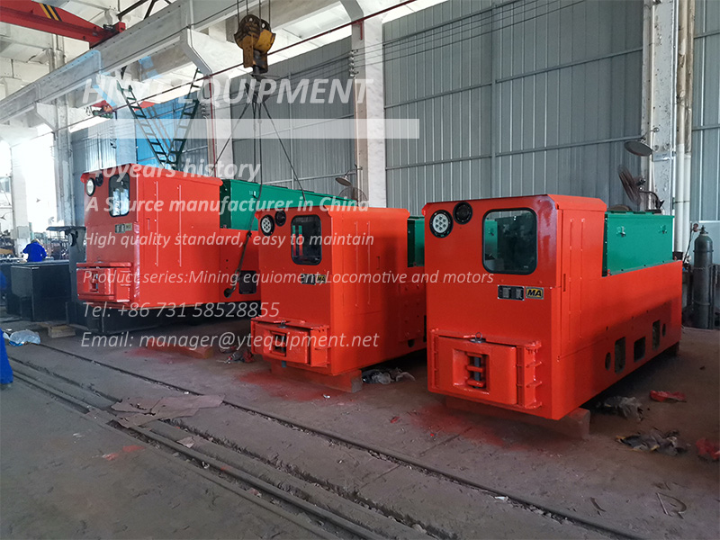 Delivery of upgraded 8 ton battery electric locomotives