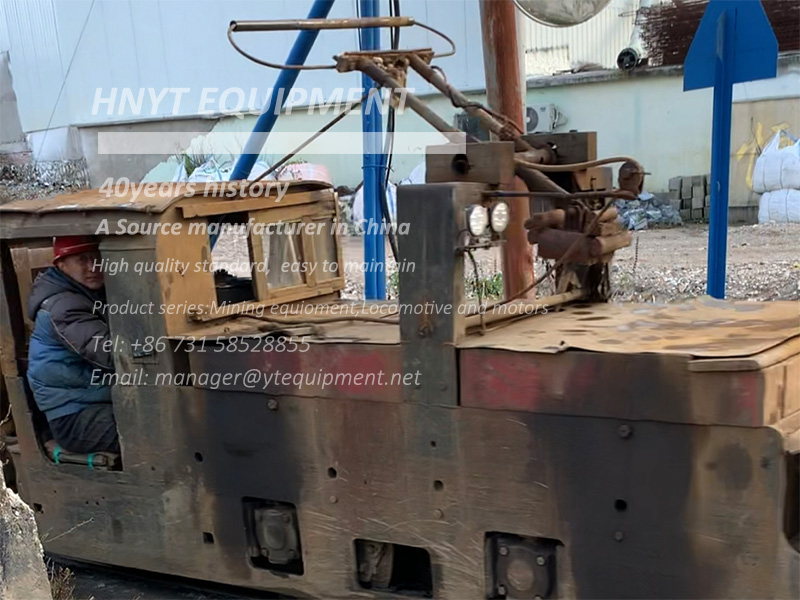 7 Ton overhead line electric locomotive Demonstrates Strong Hauling ...